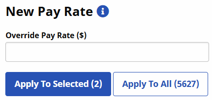 Bulk Pay Rate Adjust