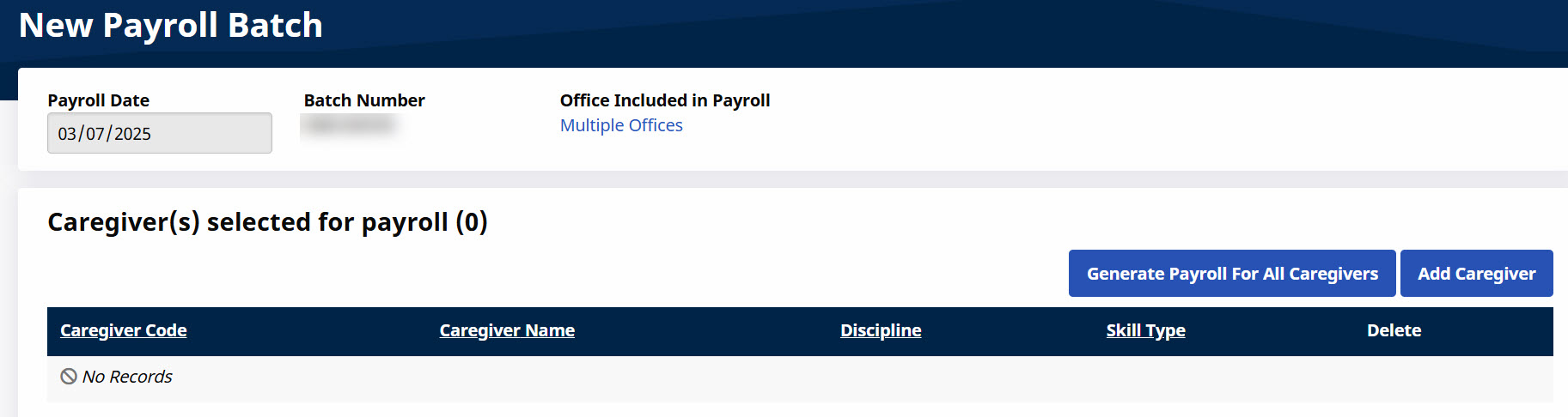 Run Payroll