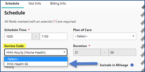 Schedule Linked Contract Patients