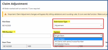 Rebill - Claims Resubmission